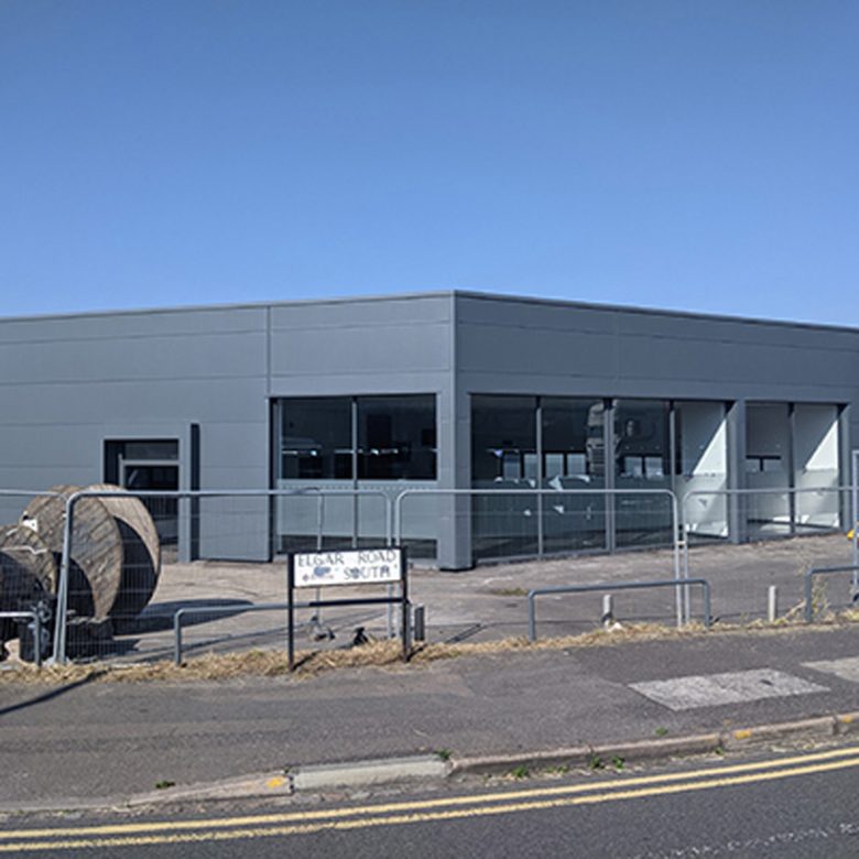 Cladding Spraying - Car Showroom, Reading - Cladding Coatings