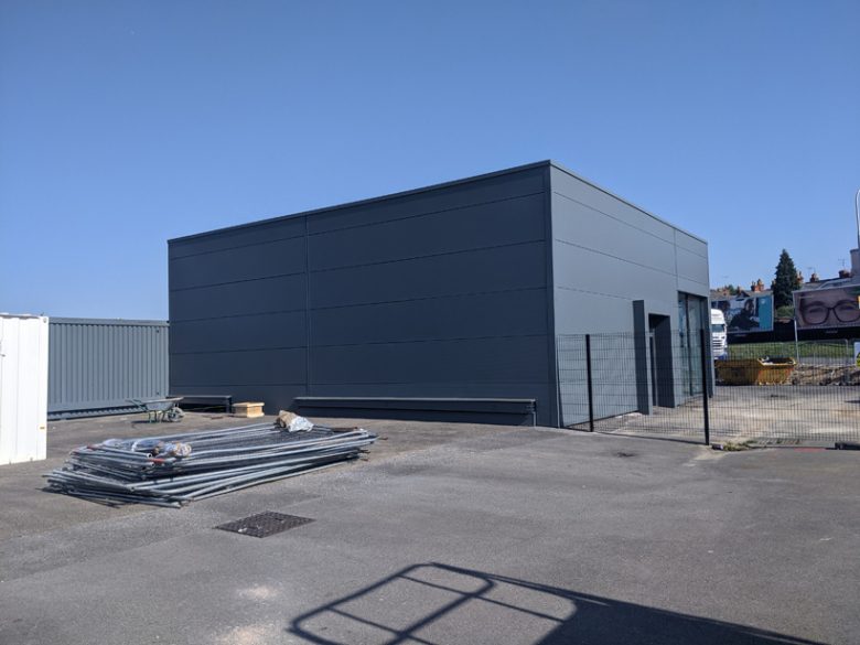 Cladding Spraying - Car Showroom, Reading - Cladding Coatings